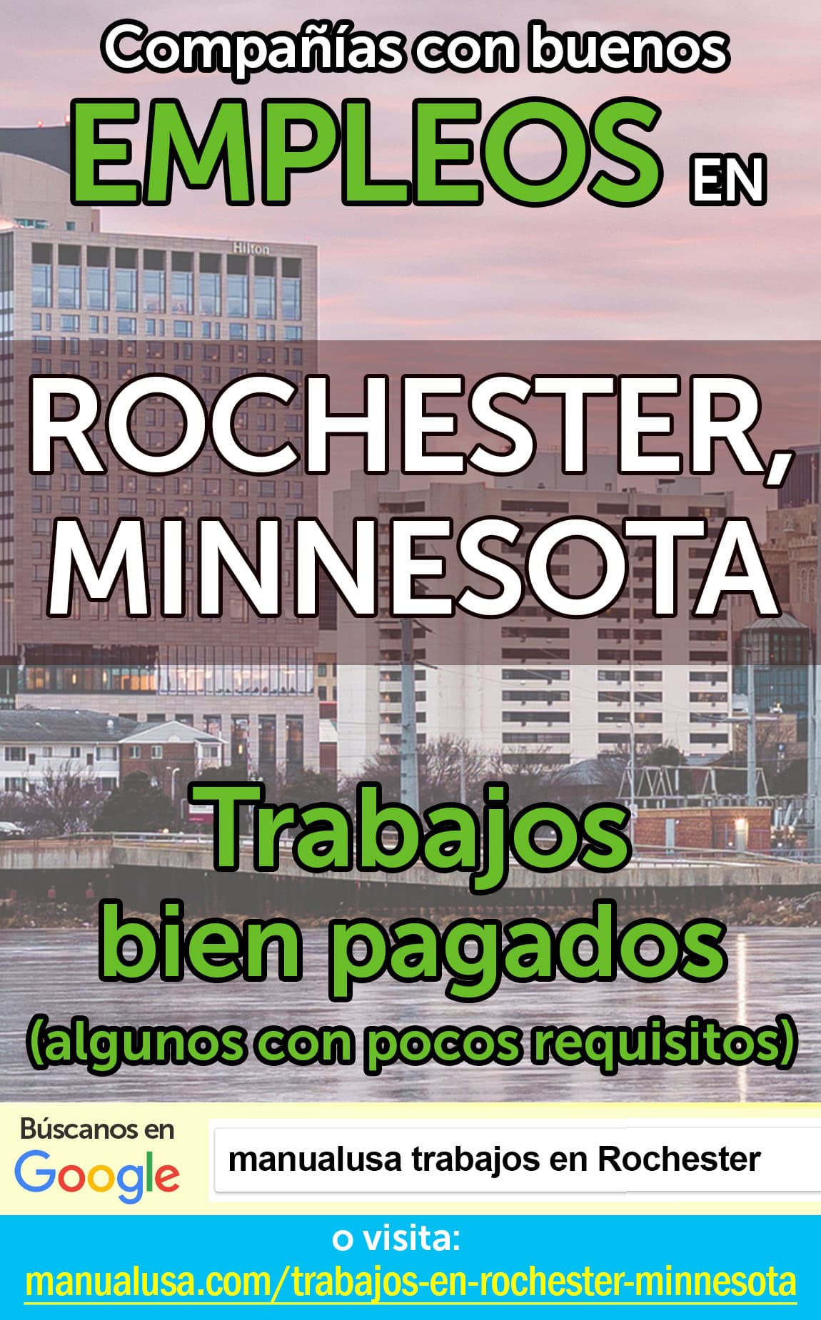 Compañías con trabajos en Rochester, Minnesota en 2025